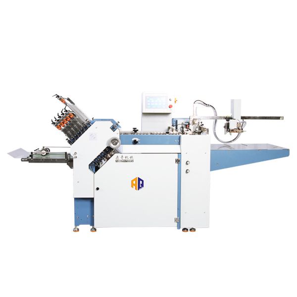 Quality High Precision Leaflet Folding Machine With 480mm Width Belt Driving for sale