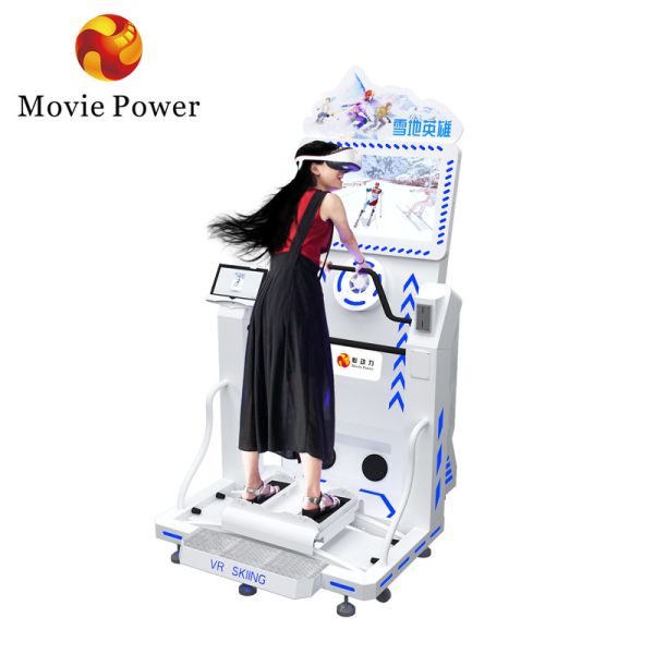 Quality Coin Operated Virtual Reality Arcade Machine 9d Vr Ski Simulator For Commercial for sale