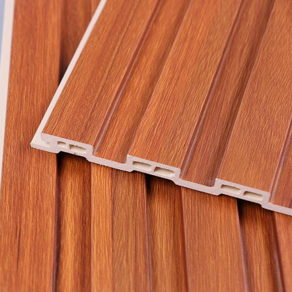 Quality Bamboo Charcoal Thermoplastics WPC Wood Slat Panel 1220*2440*5mm for sale
