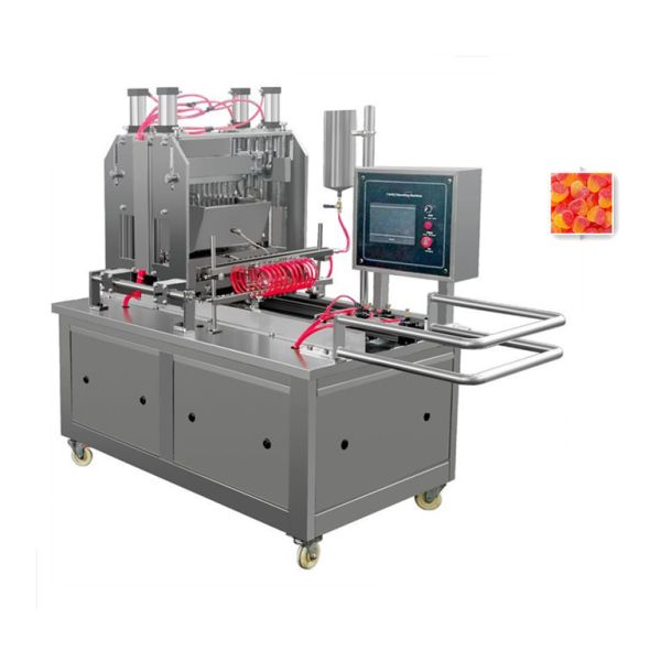 Quality 500kgs Assorted Pineapple Cherry Soft Candy Maker Gummy Candy Machines 1900*900 for sale