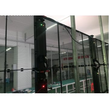 Quality High Resolution SMD2525 P10.4 Transparent LED Display 1000x500mm Cabinet for sale
