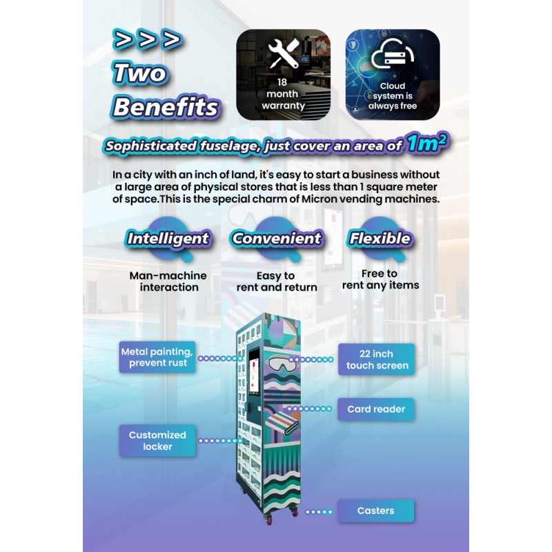 We offer 18 months warranty for this locker vending machine