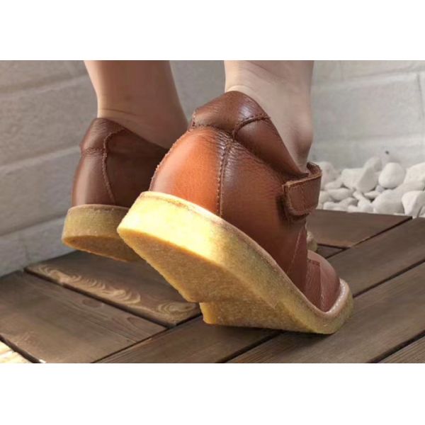 Quality First Layer Cowhide Stylish Kids Shoes for sale