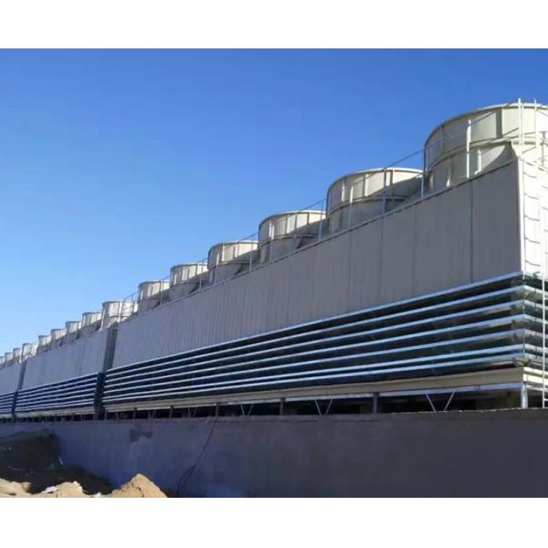 Quality Outdoor Industrial Water FRP Cooling Tower Square / Round GRP Counterflow And Crossflow Cooling Towers for sale
