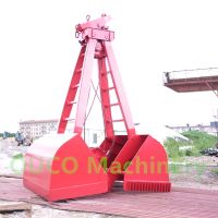 Quality 5 CBM 2 Rope Bulk Cargo Hydraulic Clamshell Grab for sale