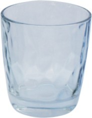 Quality Transparent Glass Toothbrush Tumbler Special Diamond Pattern Surface for sale