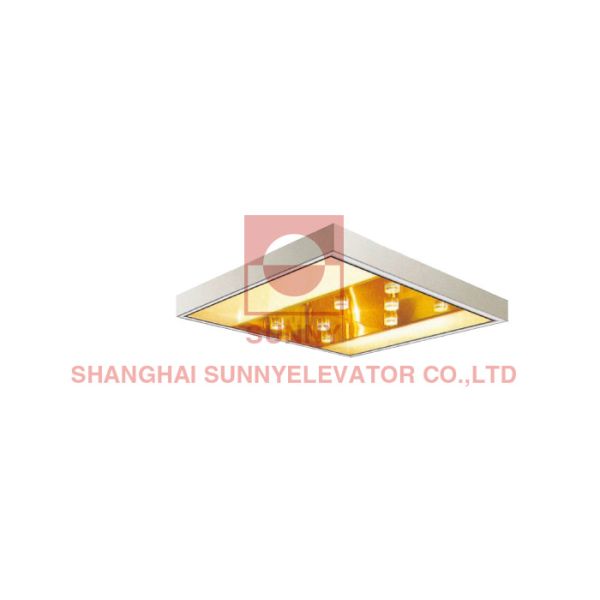 Quality Elevator Cabin Ceiling Car Top Light Panel Acrylic Material Customized Mirror for sale