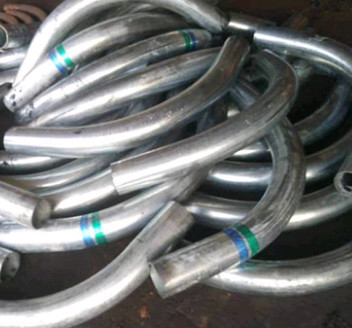 Quality ASME B16.9 Galvanized Long Radius Bends , 48inch 180 Degree Pipe Bend for sale