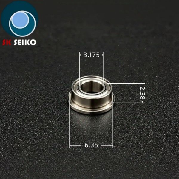 Quality SFR144TLZN 3.175*6.35*2.38 High Speed Dental Bearing Stainless Steel Torlon Cage for sale