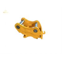 Quality Heavy Duty Hydraulic Quick Hitch Quick Coupler For Excavator 420kg Yellow Color for sale