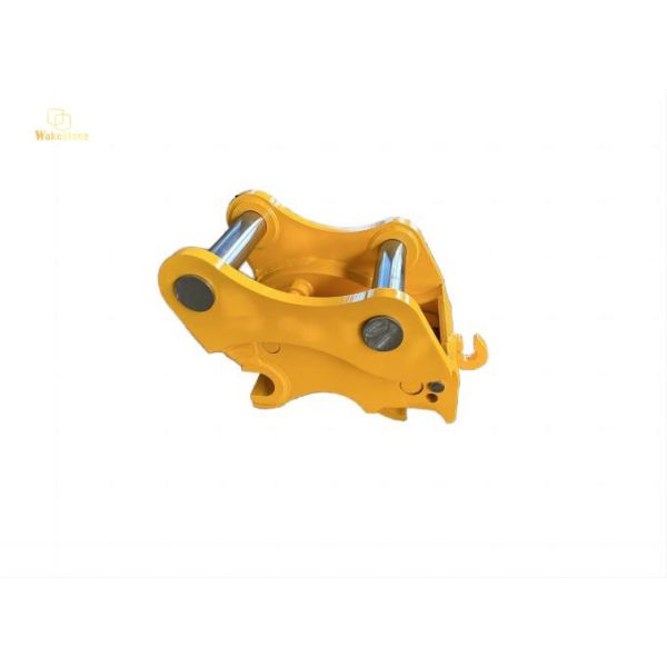 Quality Heavy Duty Hydraulic Quick Hitch Quick Coupler For Excavator 420kg Yellow Color for sale