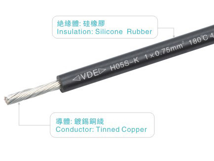 Quality 600V 450V Silicone Test Lead Wire Fiberglass 4 6 8 AWG CCC for sale