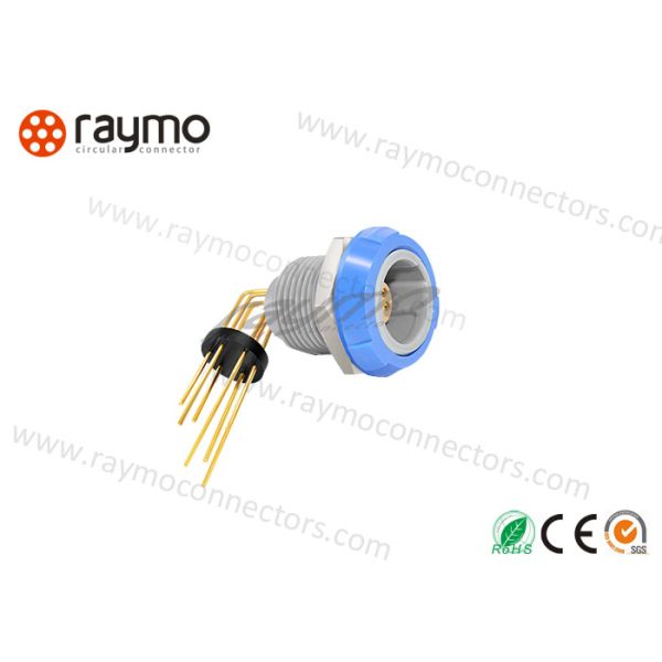 Quality Nut Fixing Circular Push Pull Connector Compact Size Lightweight PC Housing for sale