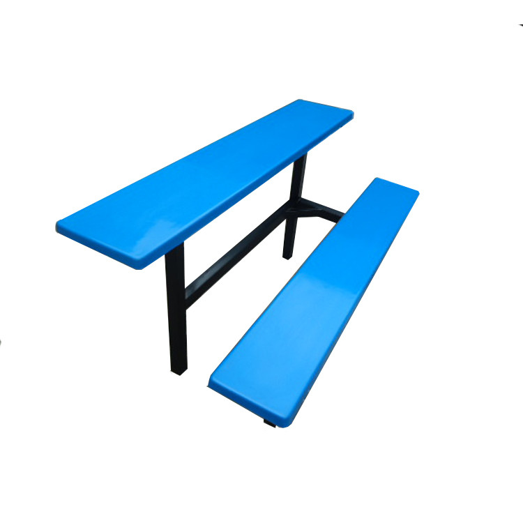 Quality 3 Seater Single Side Dining Table And Chairs Cafeteria Table Set for sale