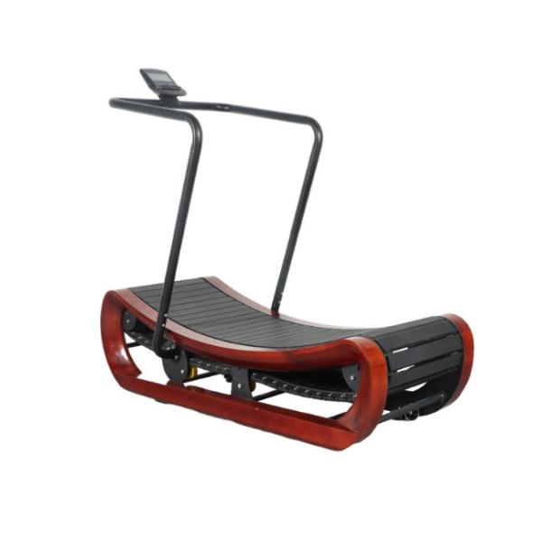Quality Curved Non Powered Treadmills Non Electric Treadmills Tracked Wooden Non Powered Treadmill for sale