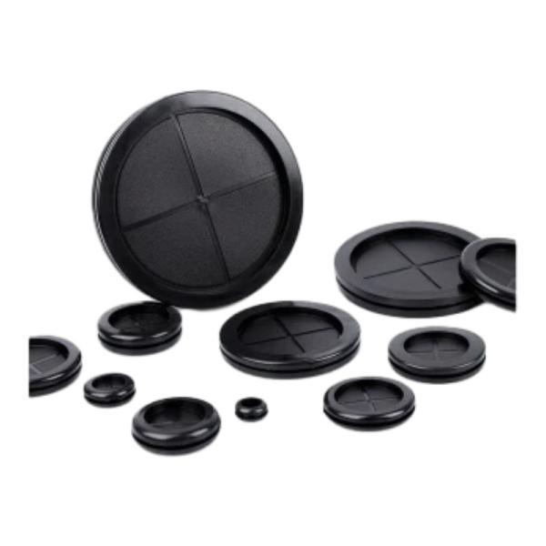 Quality EPDM Rubber Seal Ring Custom Closed Grommet Blind Plug For Cable Hole for sale