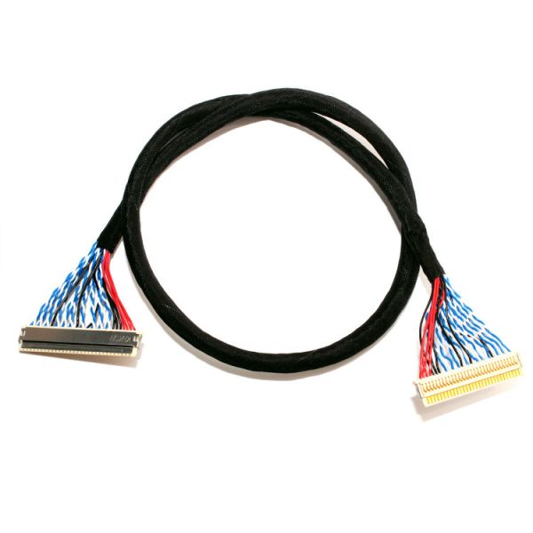 Quality df19 Lvds Cable Assembly , 30pin Lvds Wire Harness lvds display connector for sale
