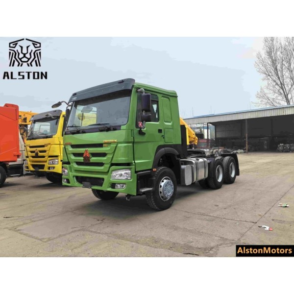 Quality Used HOWO 6x4 371HP Tractor Truck Nigeria – 1000L Fuel Tank for sale