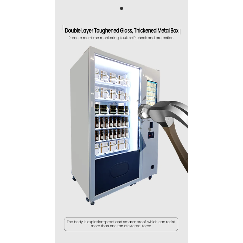 600 Pcs Innovative CBD Cigar Vending Machine With Age Checker Card Reader