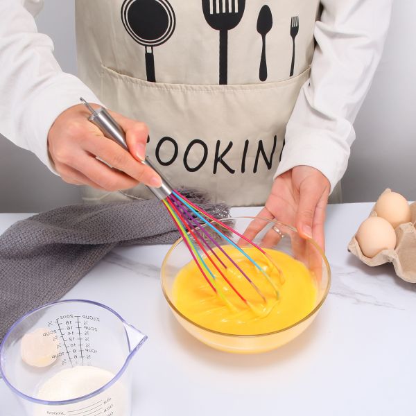 Quality Silicone Whisks and Stirrers Set Non-Slip Kitchen Mixing Tools for sale