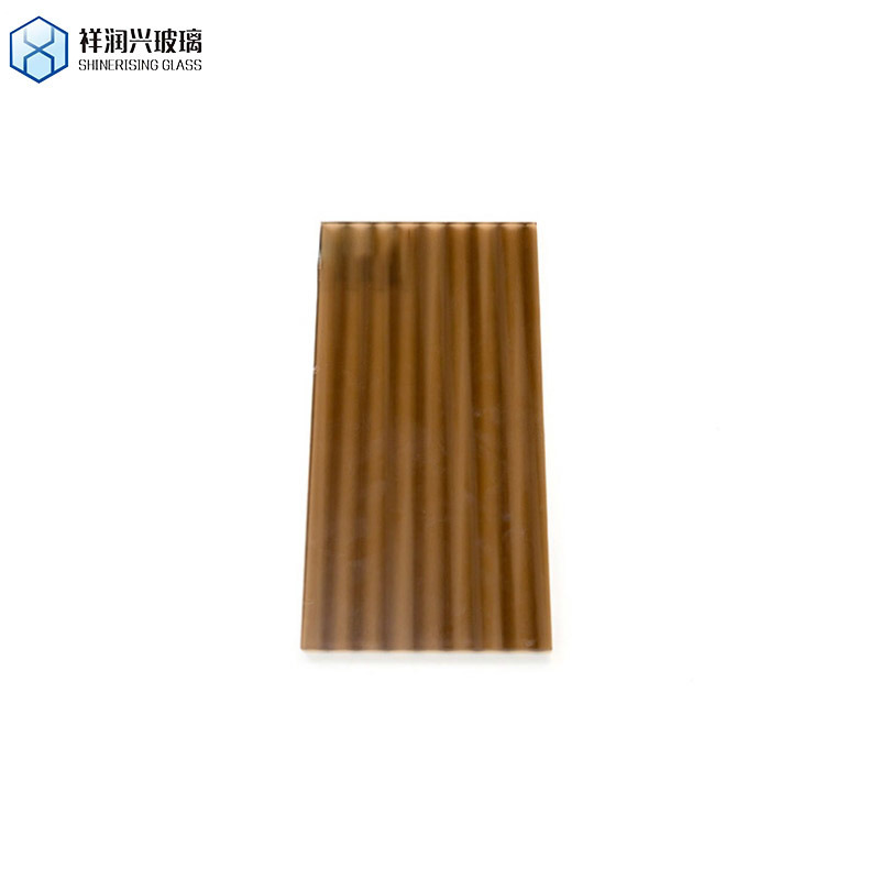 Factory Decorative Brown Patterned Glass Shinerising 3mm 5mm 1830*2440new Technology New Features Belgian Style Glass