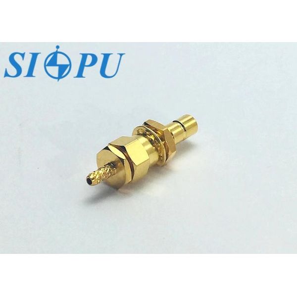 Quality SMB Male RF Coaxial Connector – Threaded Mount, Compatible with RG178/U Cable for sale