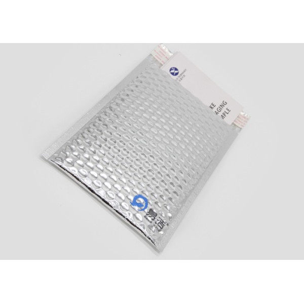 Quality Any Size Logo Metallic Bubble Mailers With Light Bubble Linings Inside for sale
