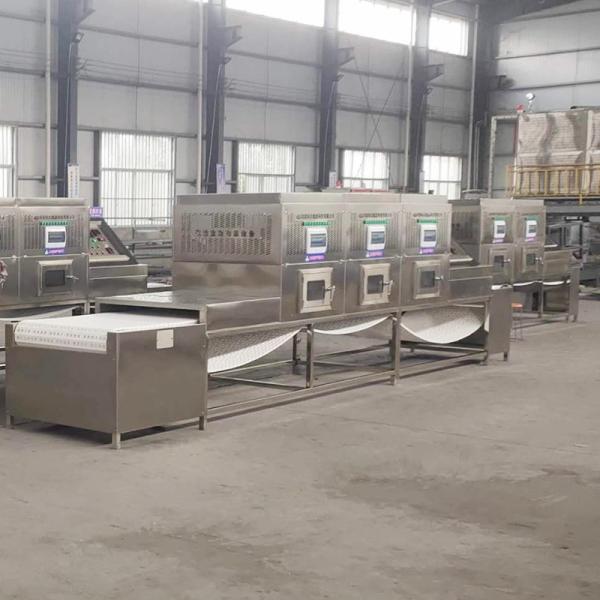 Quality Herb Industrial Microwave Drying Equipments Sterilization Wearproof 24KW for sale