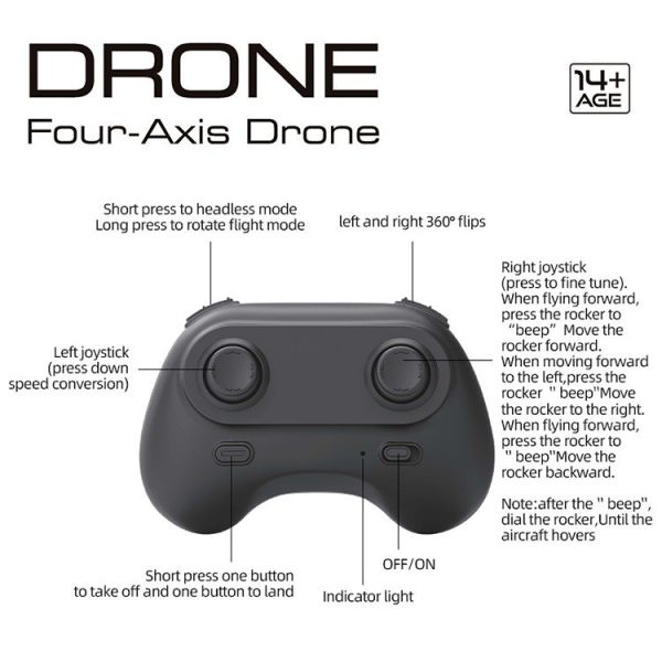 Quality Mini Remote-Controlled Toy Aircraft with 360 Rotation and Led Lights State of for sale