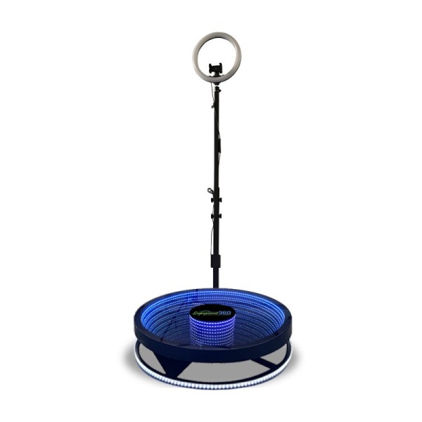 Quality LED Revolve 360 Booth Ring Light Automatic Video 360 Photo Booth for sale