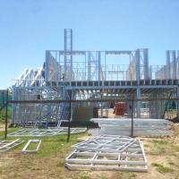 China Flat Roof Modern Light Steel Framing For Building Construction factory