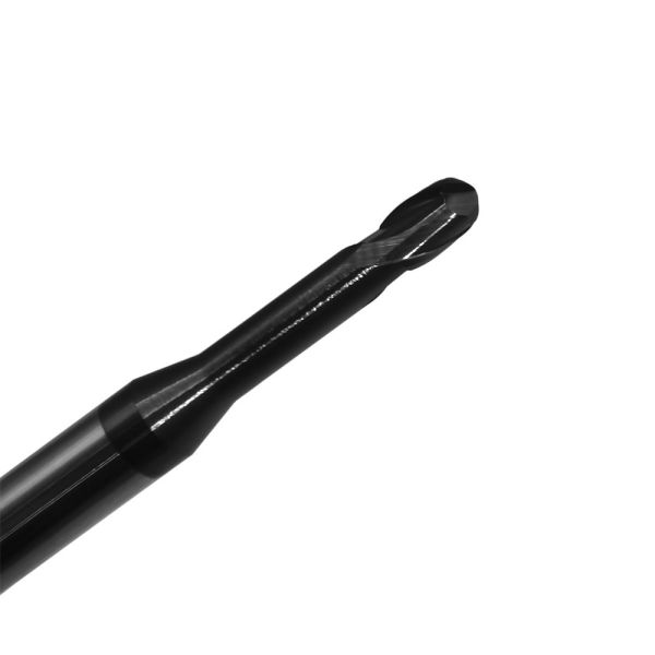 Quality 55HRC 2 Flutes Tungsten Solid Carbide Ball Nose End Mill for sale
