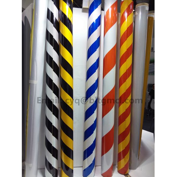 Quality Slant Black And White Checkered Reflective Tape Roll Self Adhesive Custom for sale