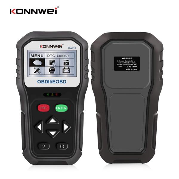 Quality 16 Pin Konnwei Car Diagnostic Scanner One-click I/M Readiness OBD2 Code Reader for sale