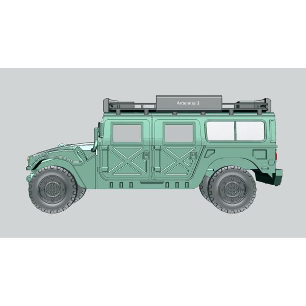 Quality Military Standard Vehicle Mounted Jammer with 200m Jamming distance for sale