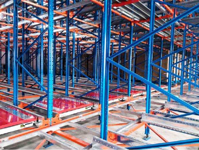 Four-Way Shuttle Pallet ASRS Room Temperature Warehouse Automatic Storage and Retrieval System Radio Shuttle Racking