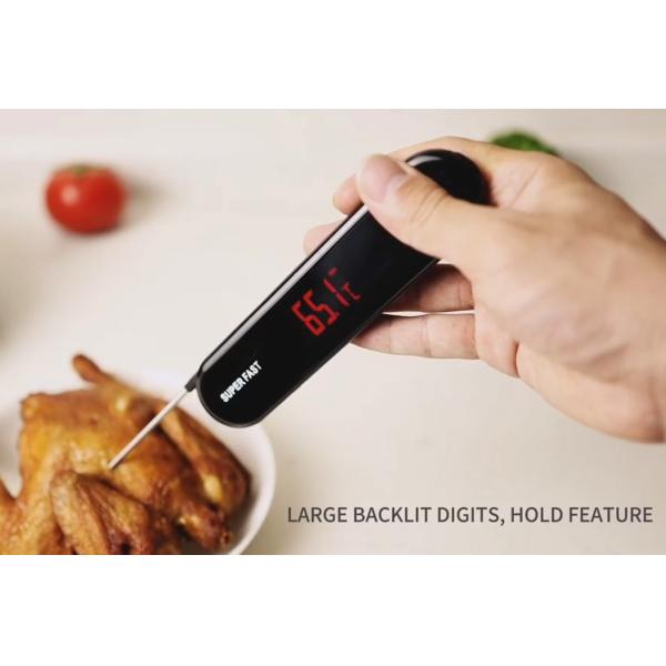 Quality InstaProbe (Less Than .6 Seconds) Professional Meat Thermometer Digital, Instant for sale