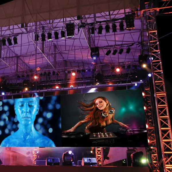 1R1G1B 3D Outdoor LED Display Screen Full Color P4.81 P3.91 P2.064 2