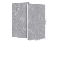 Quality 600x1200mm Glazed Porcelain Stone Imitation Texture Meteor Grey Tile for sale