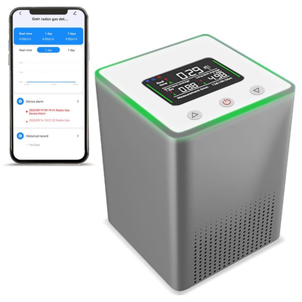Quality Indoor Home Radon Gas Detector | Lightweight Smart Sensor | WiFi & Audible Alert | OEM for sale