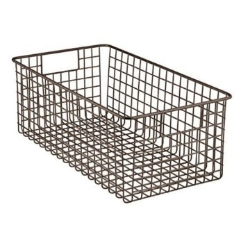 Quality Stainless Steel Storage Woven Net Basket Rustic Style Tote Basket For Home Decor for sale
