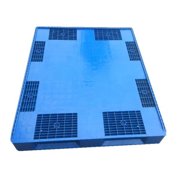 Quality Customized 1200*1000 4 Way Entry Plastic Pallet for Beer Bottles and Juice Static Load 6T for sale
