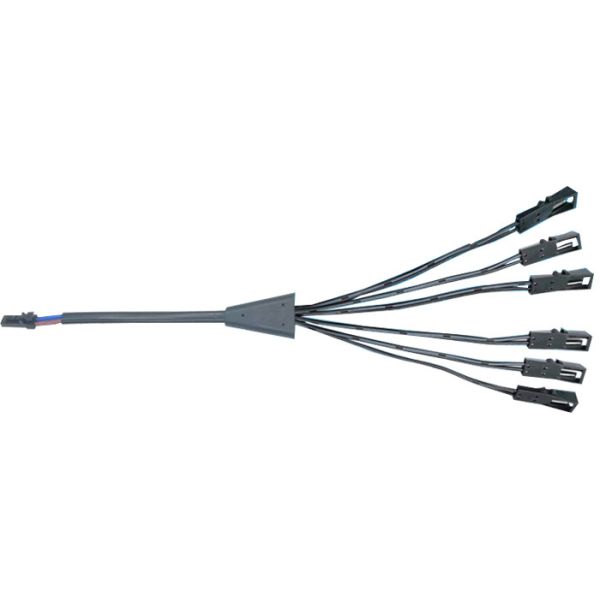 Quality Communication 2 Pin Six Port 18 AWG Cable Wiring Harness for sale
