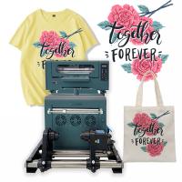 Quality 300mm T Shirt Printing Machine DTF Inkjet Printing Machine With Shaker And Dryer for sale