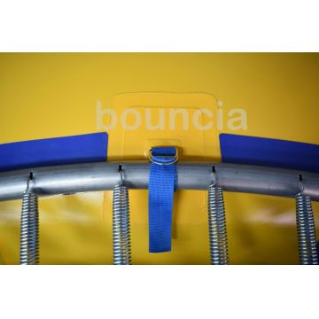 Quality PVC Tarpaulin Round Inflatable Water Trampoline Durable With Spring Structure for sale