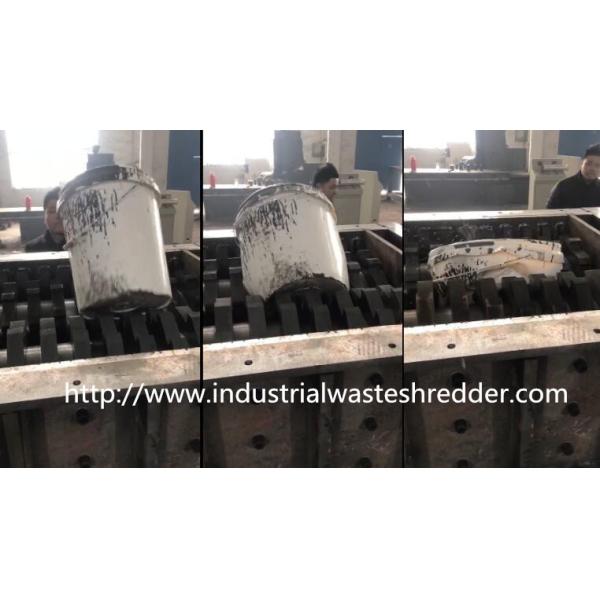 Quality Durable Plastic Bucket Shredder , Waste Barrel Large Car Shredding Machine for sale
