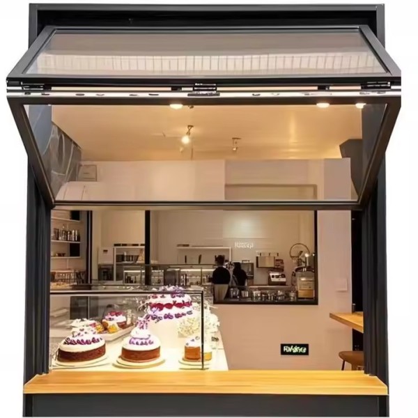 Quality High Energy Efficiency Aluminum Folding Window with 5mm 6mm 8mm Tempered Glass for sale