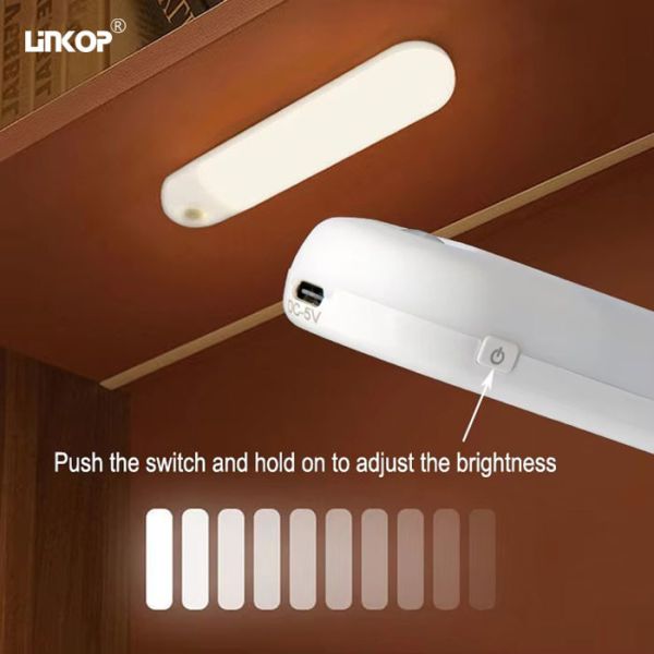 Quality Rechargeable Motion Sensor Light With Adjustable Color Temperature Cabinet Light for sale