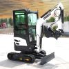 china 11.8KW 2600rpm 1.8 Ton Mini Excavator Small Digger Machine For Farm