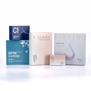 Quality Eye Cream Hand Cream Facial Mask Packaging Box With Hot Stamping Reflective for sale